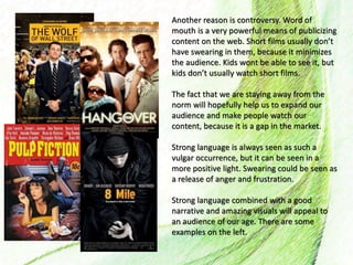 Strong language in film | PPTX