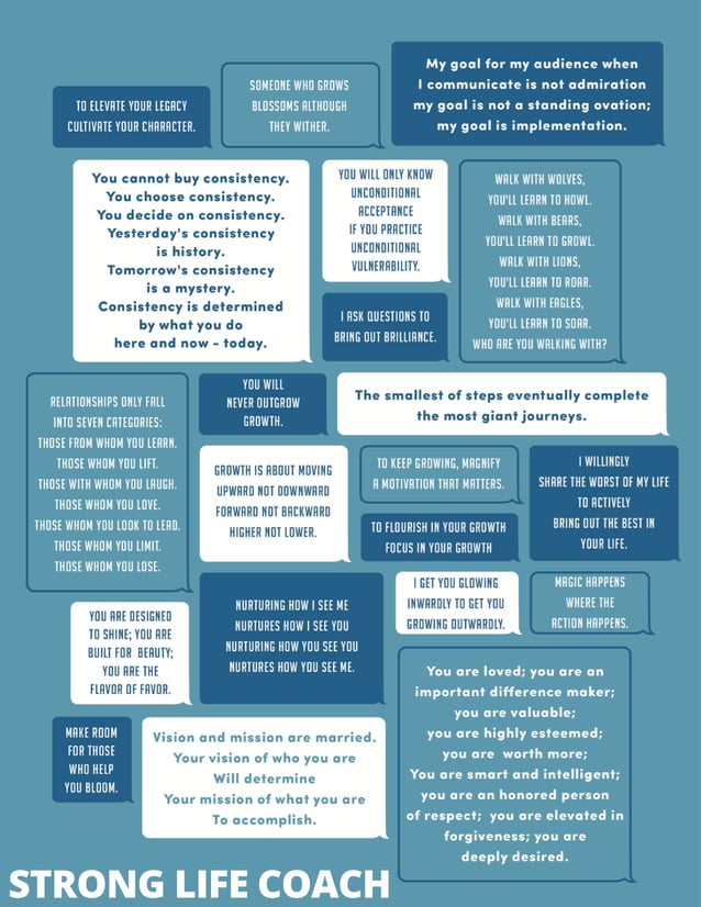 Strong Life Coach Brochure | PDF