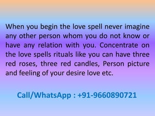Strong love binding spells with pictures | PPTX