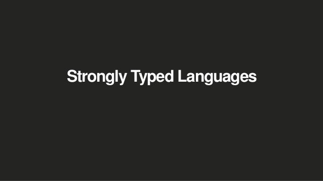 Webinar: Strongly Typed Languages and Flexible Schemas
