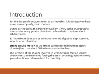 Strong motion | PPTX