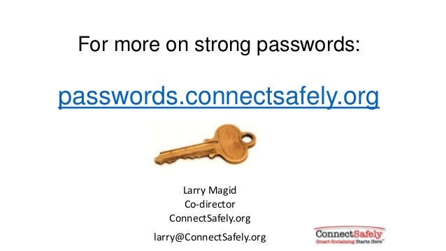How To Create Use Use Strong And Unique Passwords Pptx Internet For