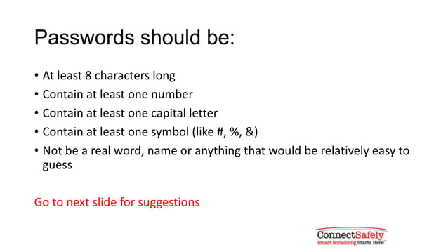 How to Create (use use) Strong & Unique Passwords | PPTX | Internet for ...