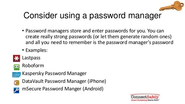 How To Create Use Use Strong And Unique Passwords