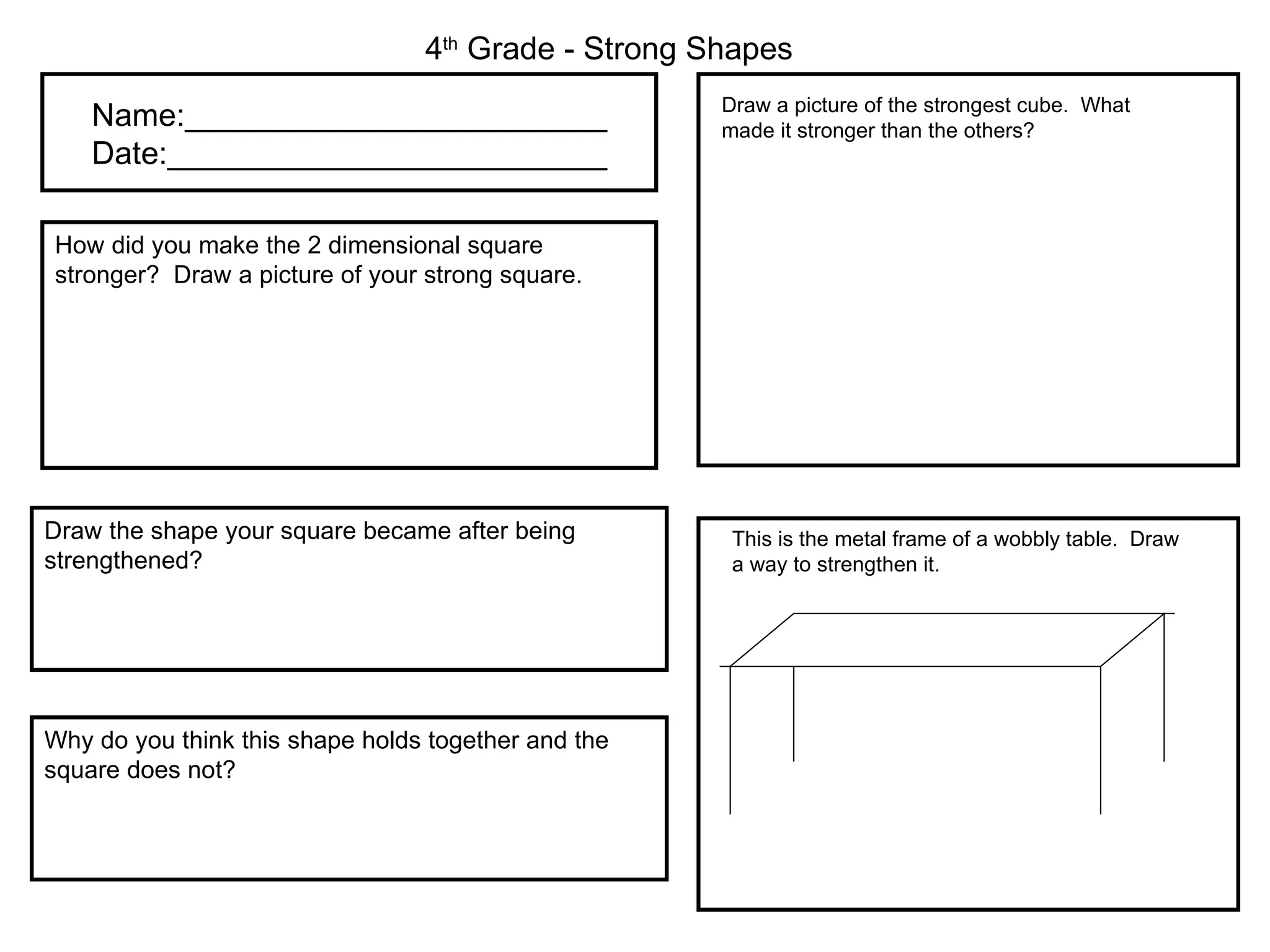 Strong shapes ppt stud version | PPT