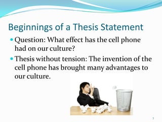 Strong Thesis Statements | PPTX | Science