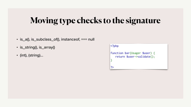 Strong typing @ php leeds | PPT