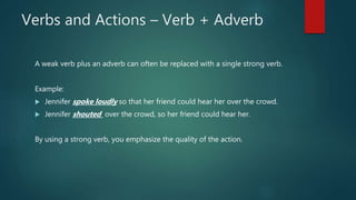 Strong verbs | PPTX