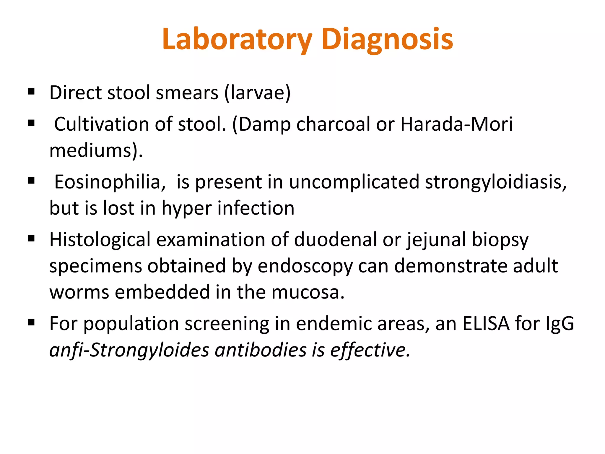 Strongyloides stercoralis | PPTX