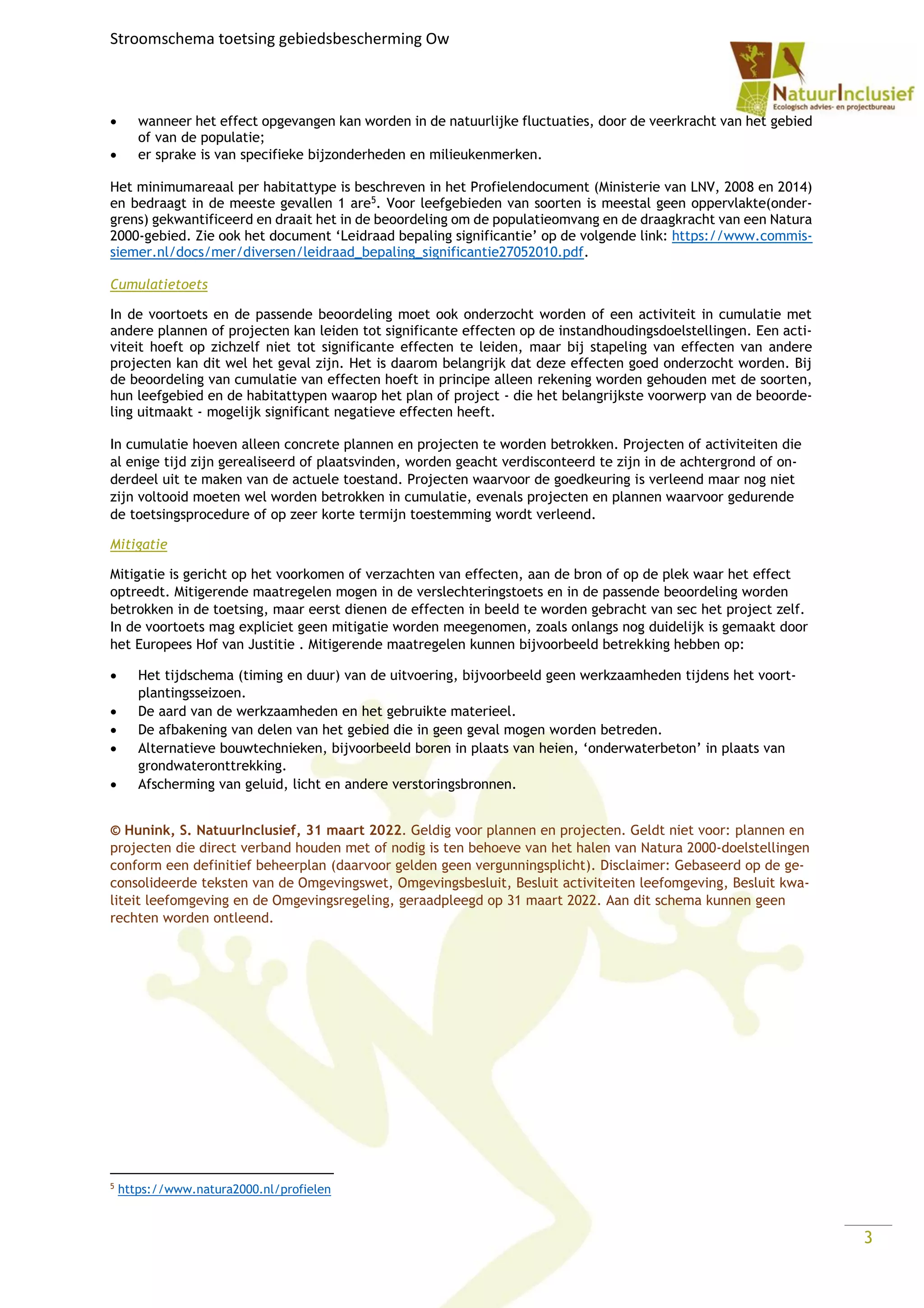 Stroomschema toetsing gebiedsbescherming Ow | PDF