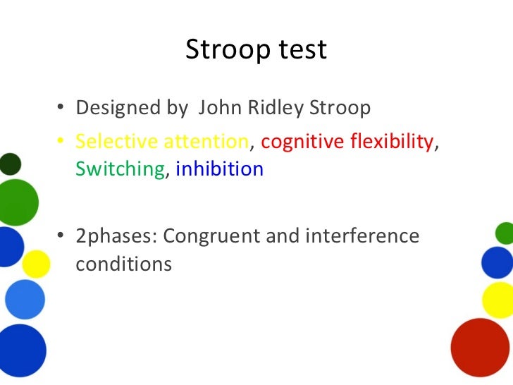 Stroop