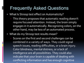 Stroop Effects- The Experiment- RC. Arizona State University. ASU ID ...