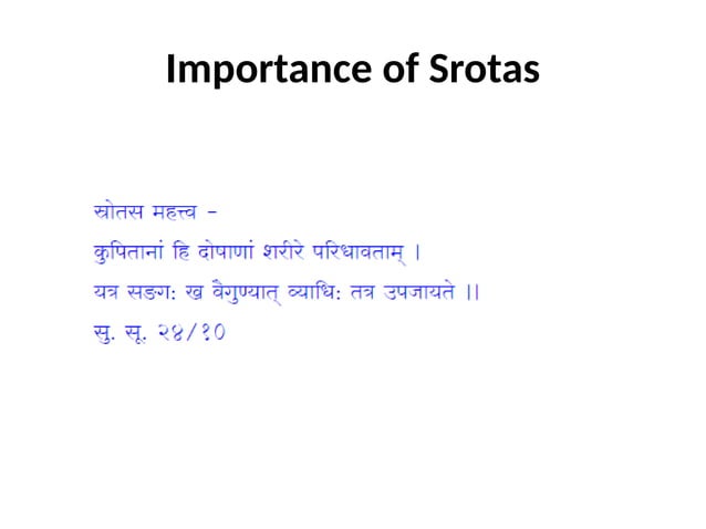 strotas.pptx for ayurveda student for bams | PPTX