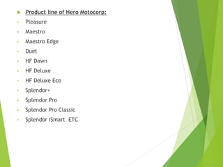 Strategic management by Hero motocop | PPTX
