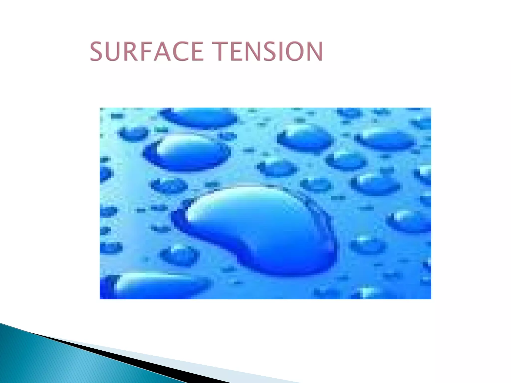 Surface tension ppt | PPT