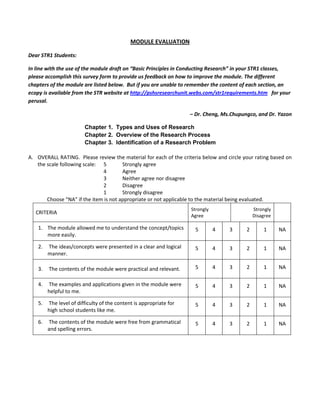 Str student feedback_on_module | PDF