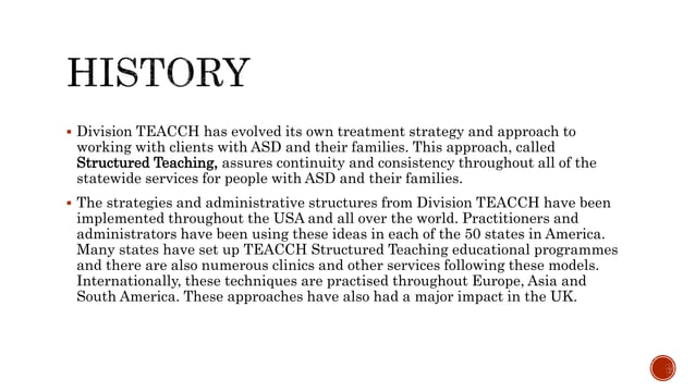 TEACCH APPROACH FOR ASD | PPTX | Parenting Babies and Toddlers | Parenting