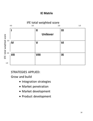 Unilever Strategic Management Report | DOCX