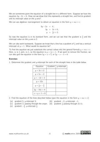 Straight line properties | PDF