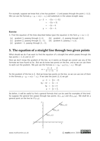 Straight line properties | PDF