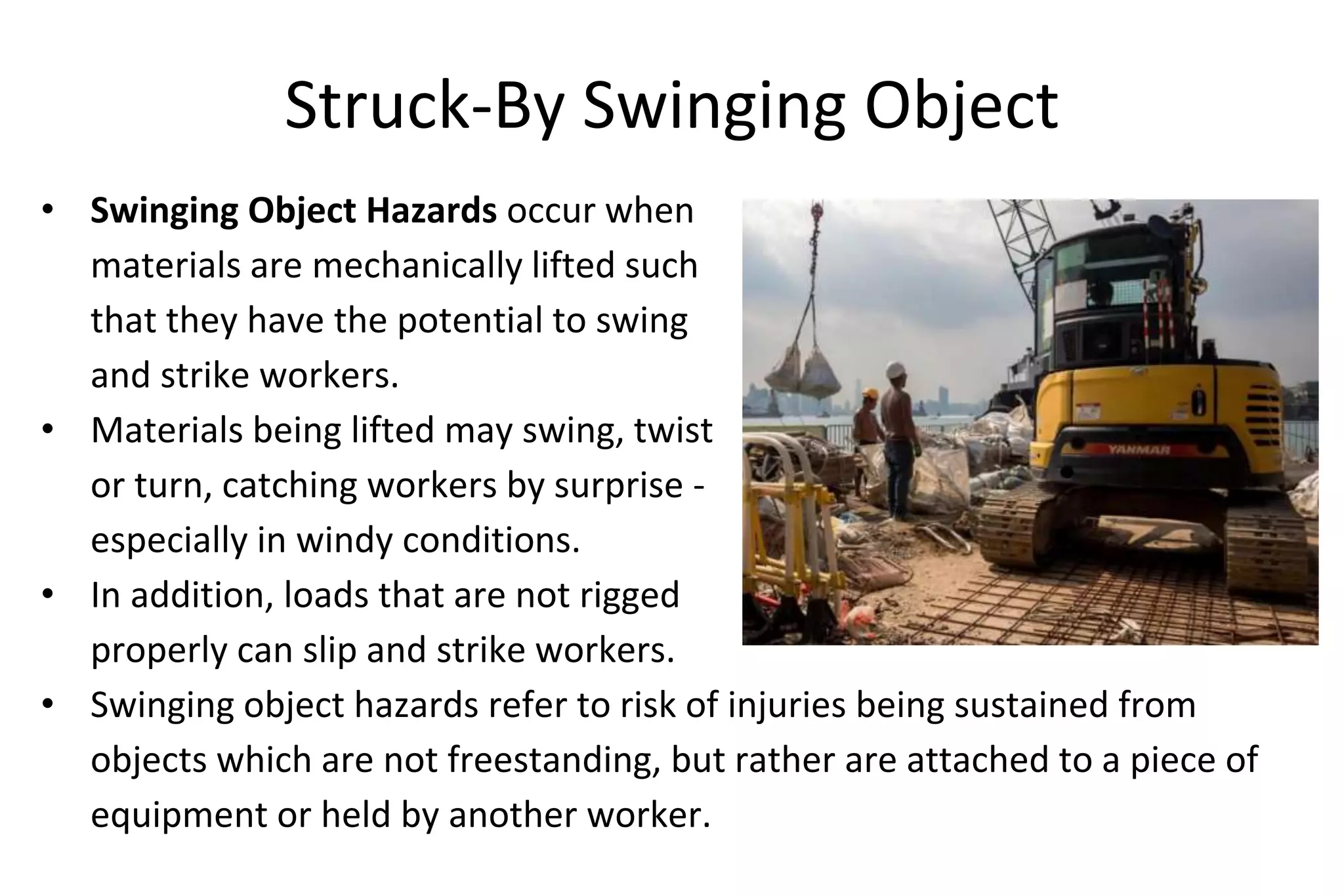 Struck by hazards 2019 | PPTX