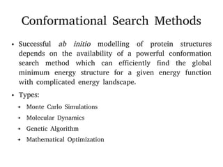 Ab Initio Protein Structure Prediction | PDF