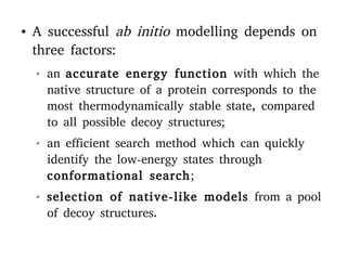 Ab Initio Protein Structure Prediction | PDF