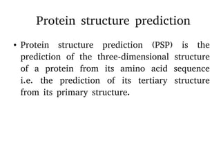 Ab Initio Protein Structure Prediction | PPT