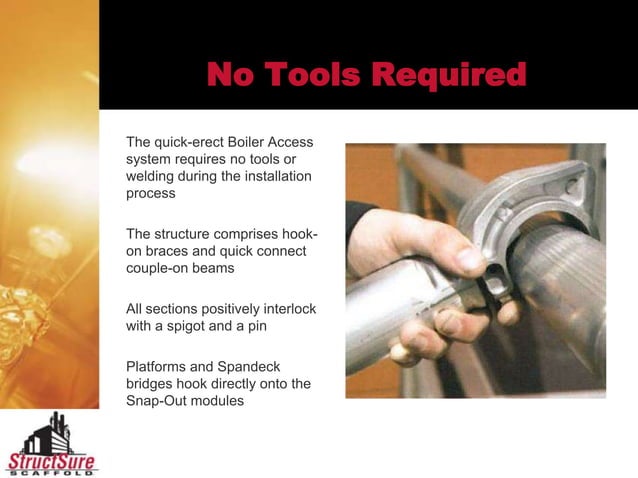 StructSure Scaffold Introduces Instant UpRight | PPT