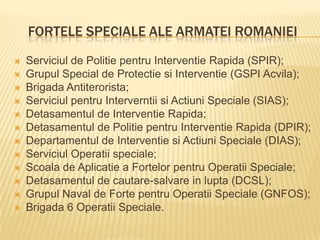 Structura armatei romane | PPT