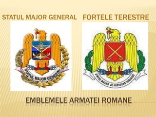 Structura armatei romane | PPT