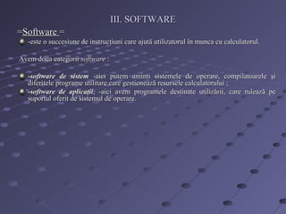 Structura calculatorului cl.5-a | PPT