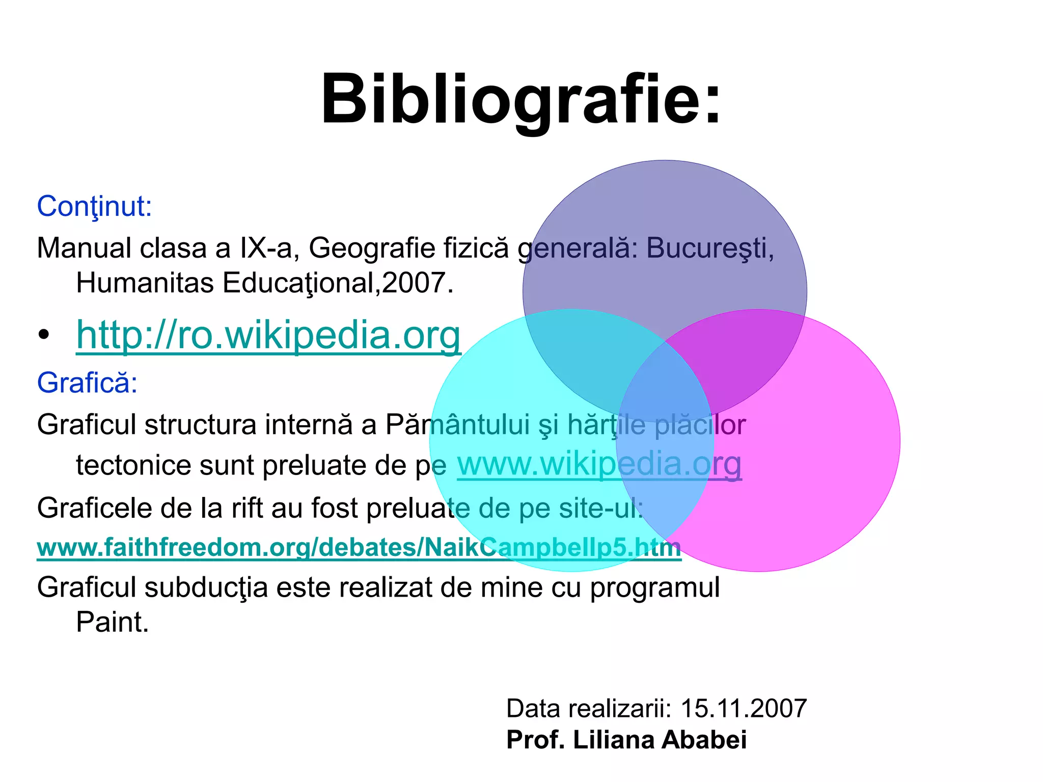 Structura interna a pamantului si placiletectonice.pps | PPT