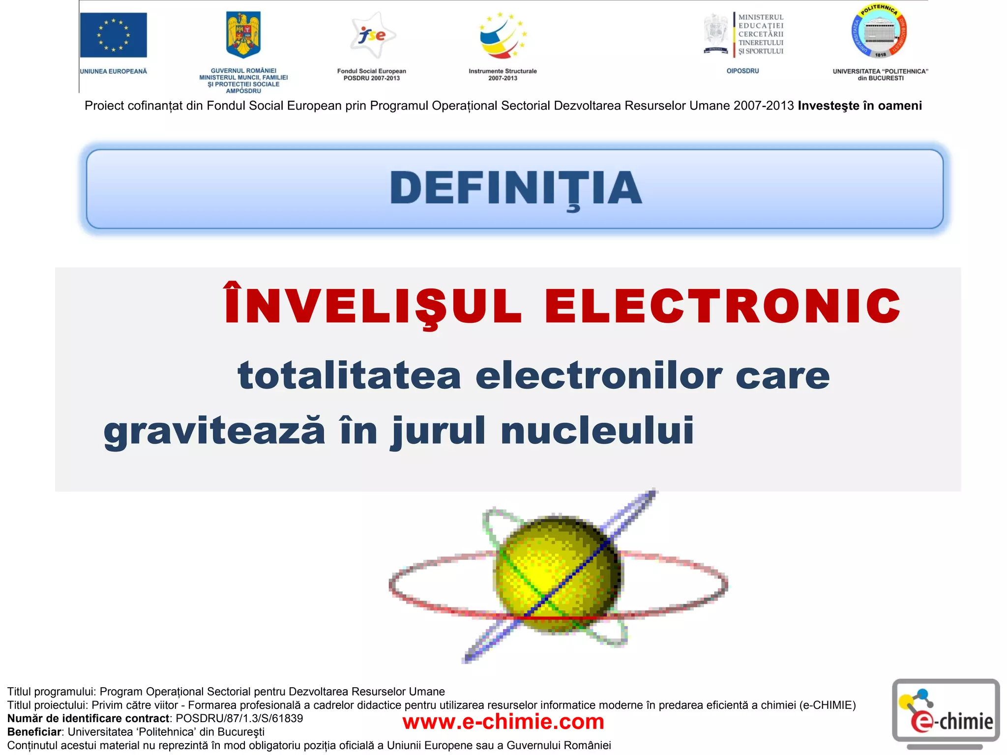Structura invelisului de electroni | PPT