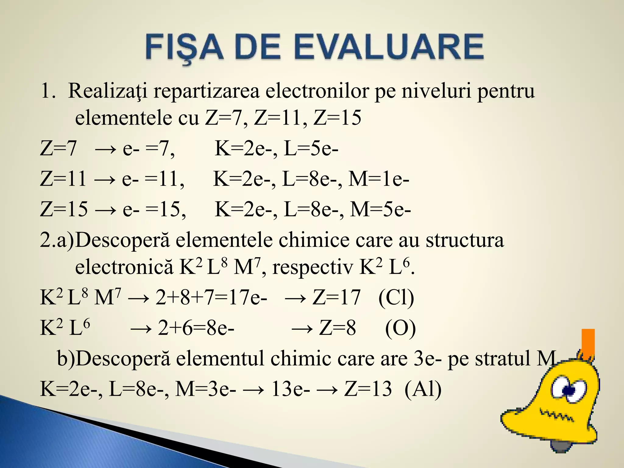 Structura invelisului electronic | PPTX