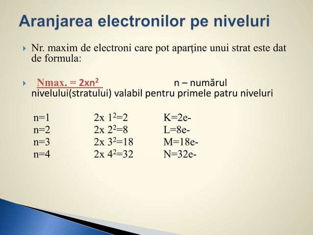 Structura invelisului electronic | PPTX