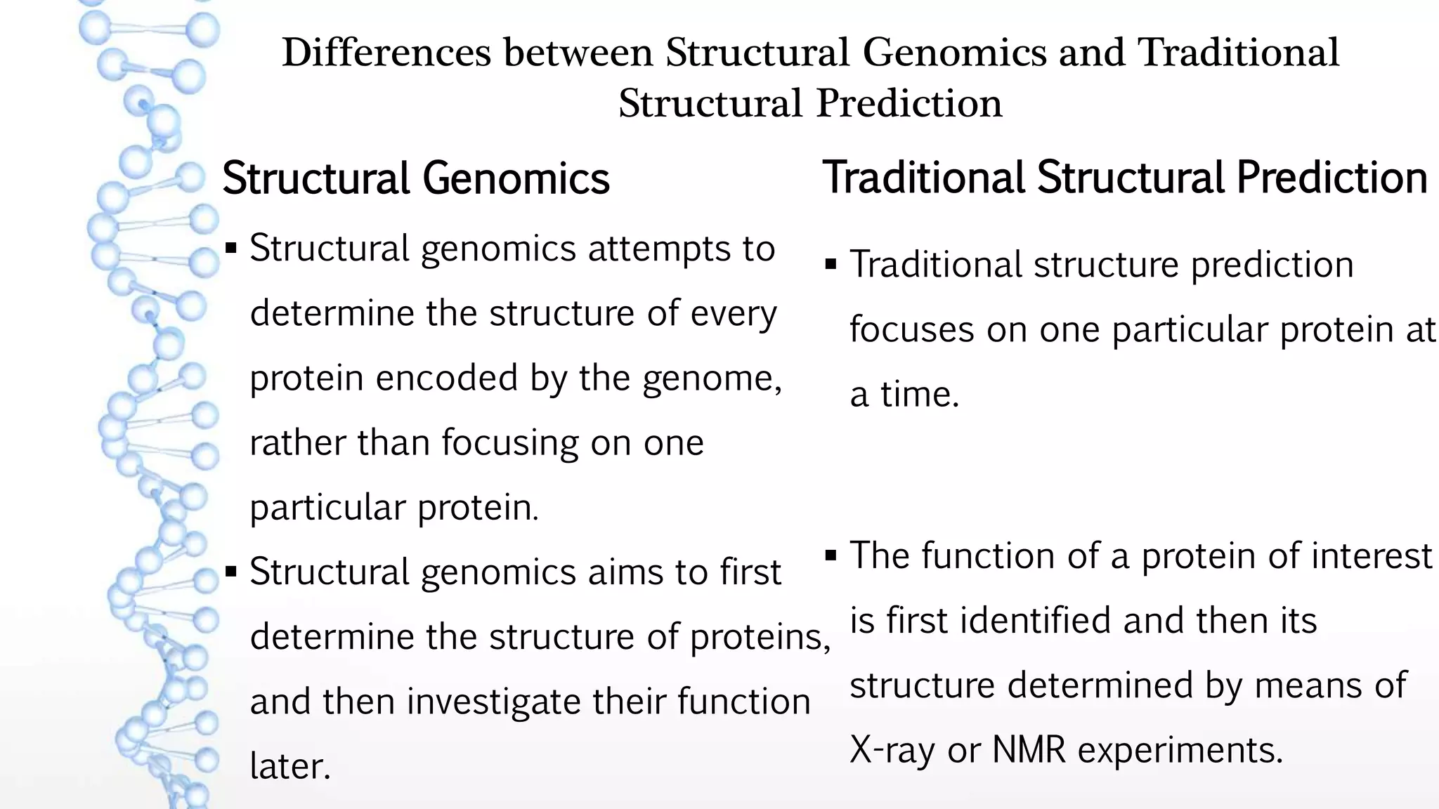 Structural Genomics | PPTX