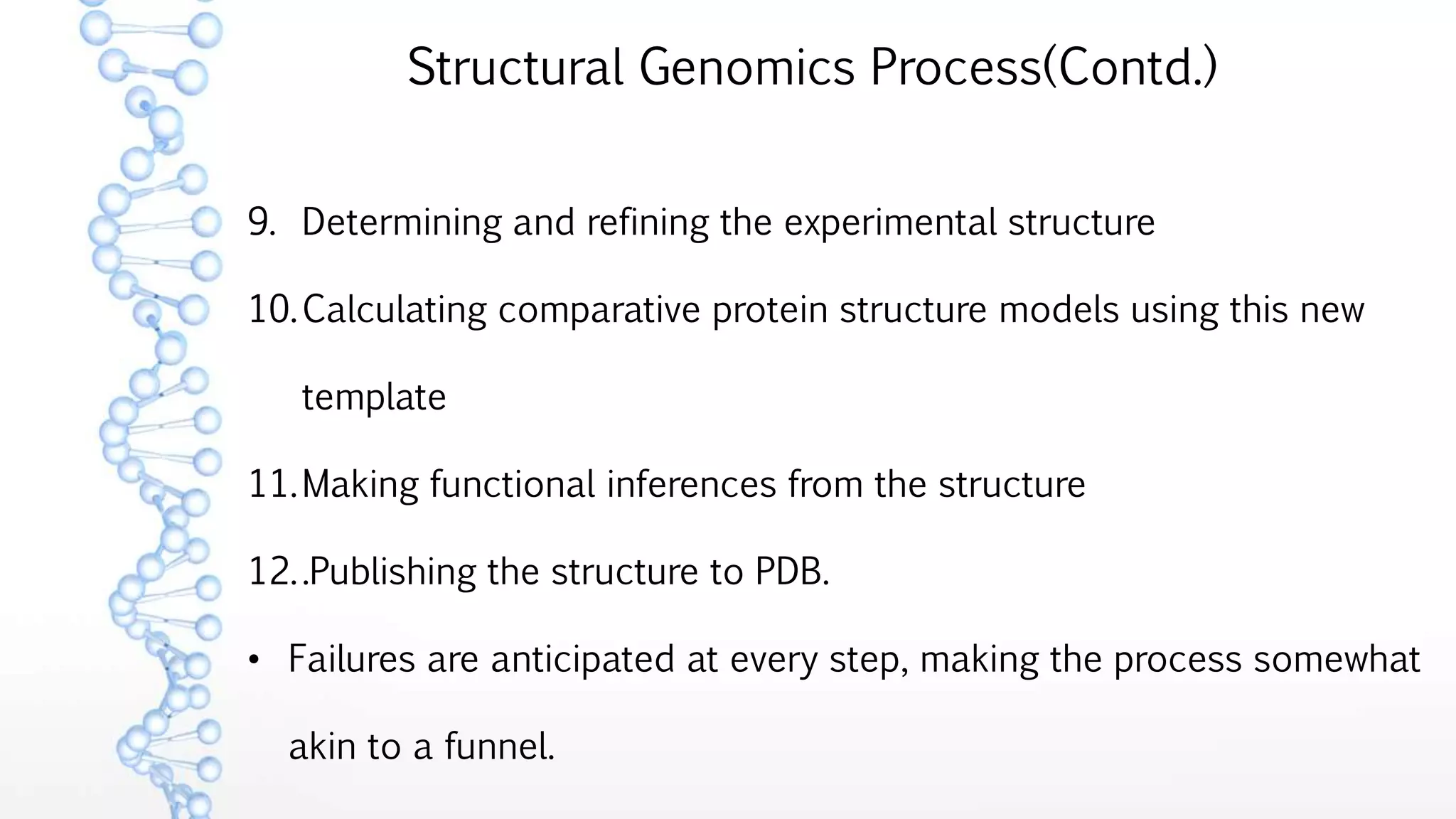 Structural Genomics | PPTX | Biological Sciences | Science