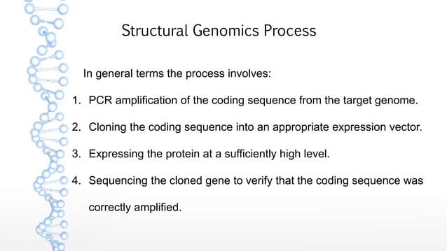 Structural Genomics | PPTX | Biological Sciences | Science