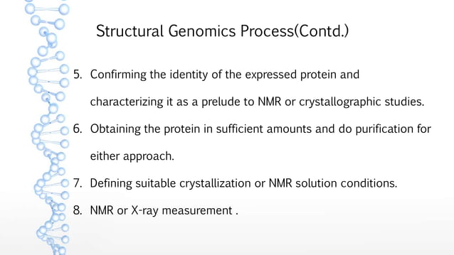 Structural Genomics | PPTX | Biological Sciences | Science