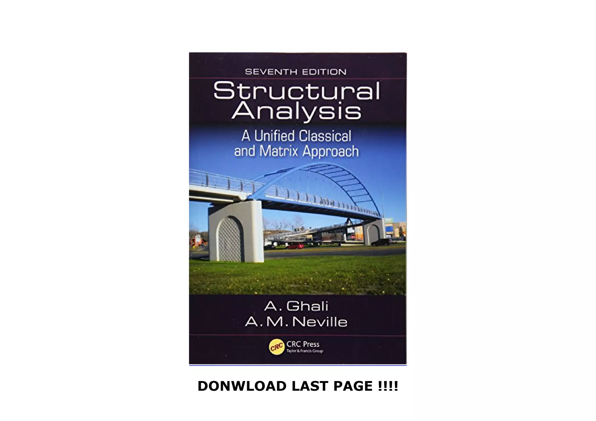 Structural Analysis: A Unified Classical and Matrix Approach, Seventh ...