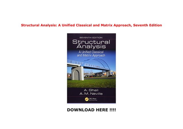 Structural Analysis: A Unified Classical and Matrix Approach, Seventh ...