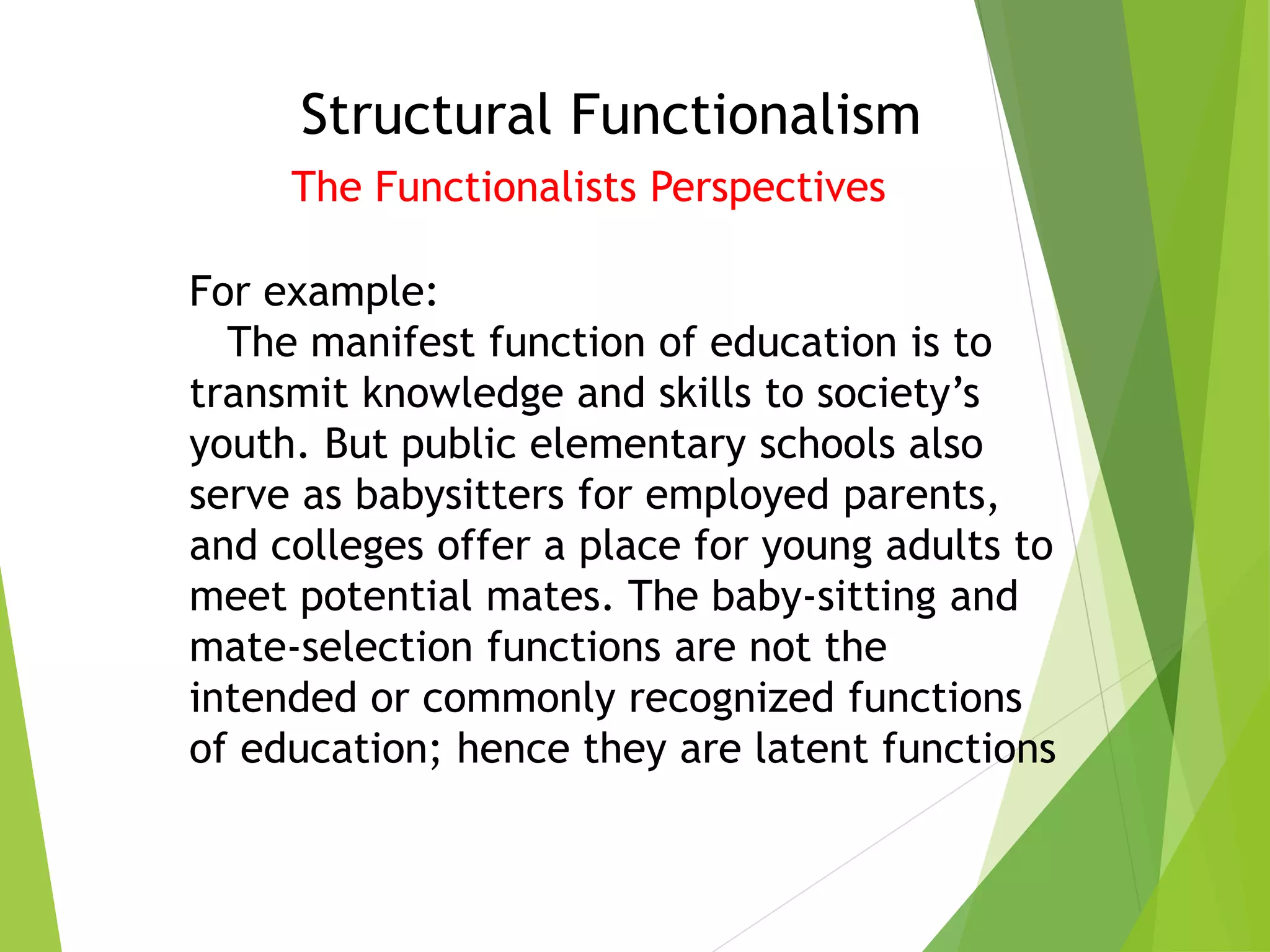 Structural functionalism | PPTX
