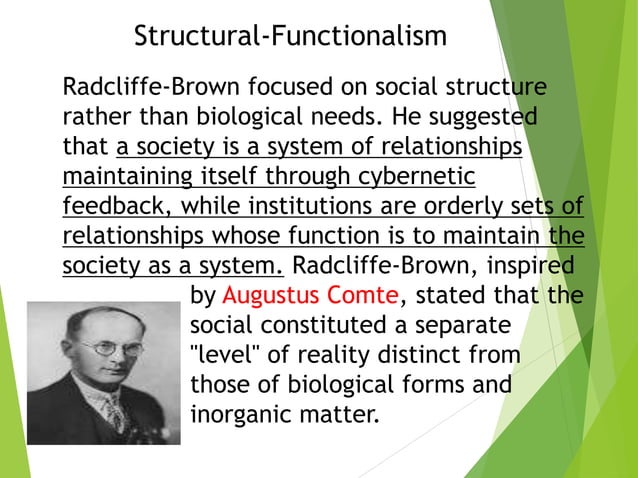 Structural functionalism | PPTX | Science