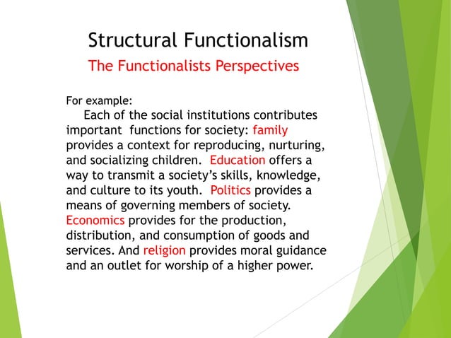 Structural functionalism | PPTX | Science