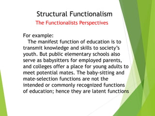 Robert Merton Structural Functionalism Theory
