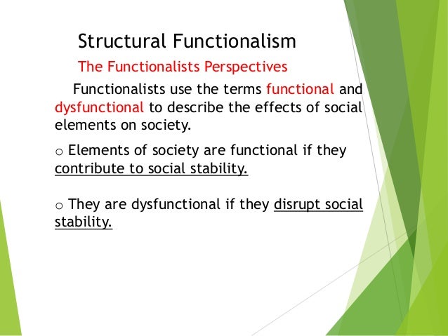 Structural functionalism