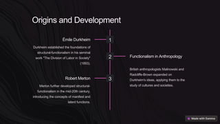Structural-Functionalism powert point pre | PPTX