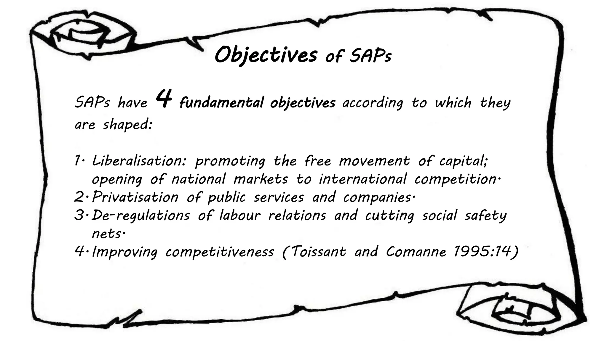 Structural Adjustment Programmes (SAPs) ppt | PDF