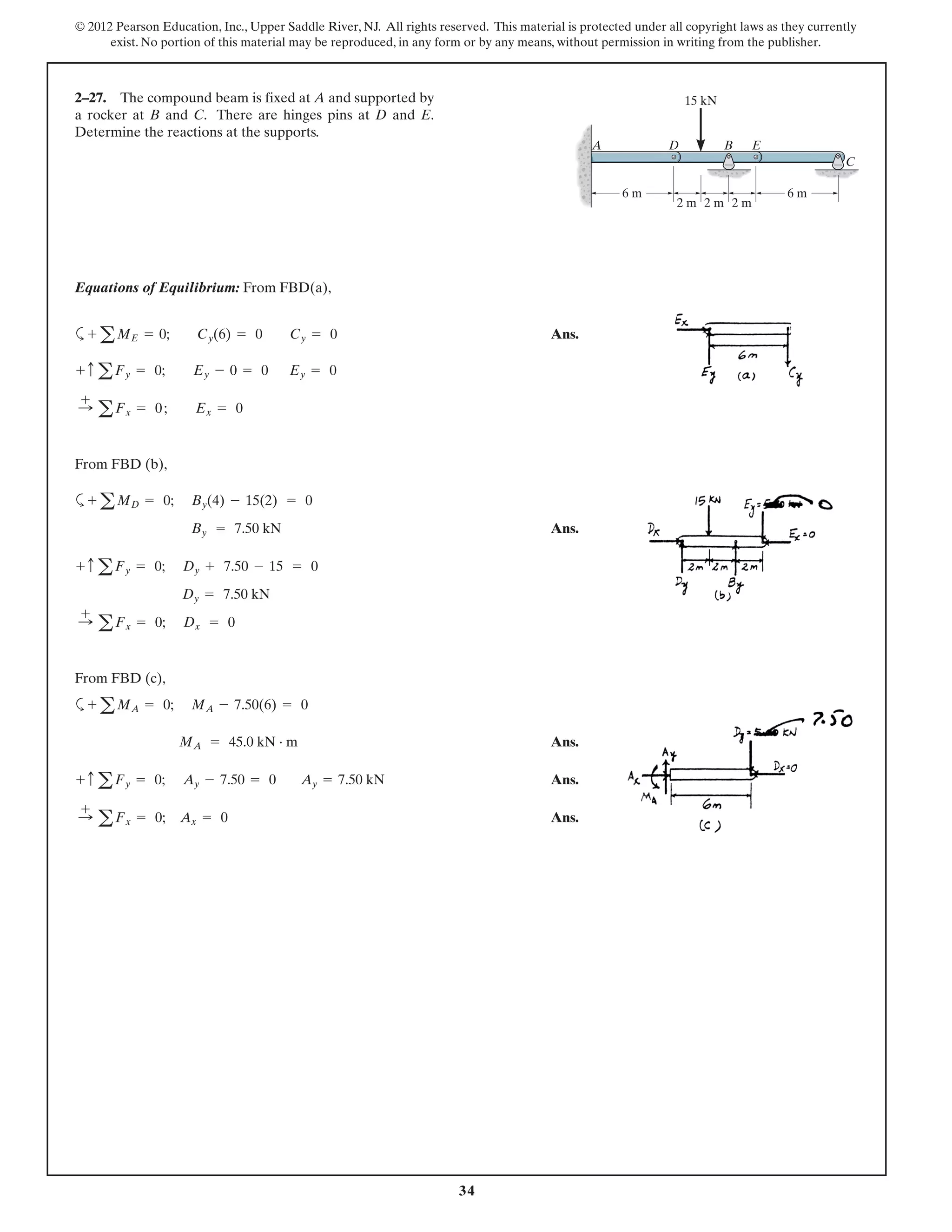 Structural Analysis 8th Edition Solutions Manual | PDF